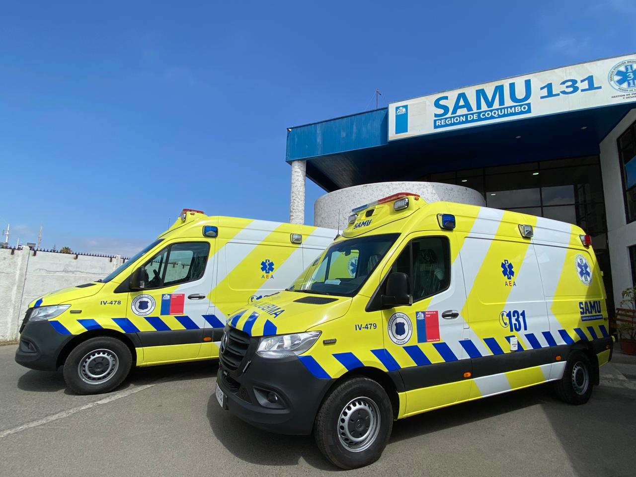 Nuevas ambulancias SAMU llegan a Ovalle e Illapel – Conexion Radio